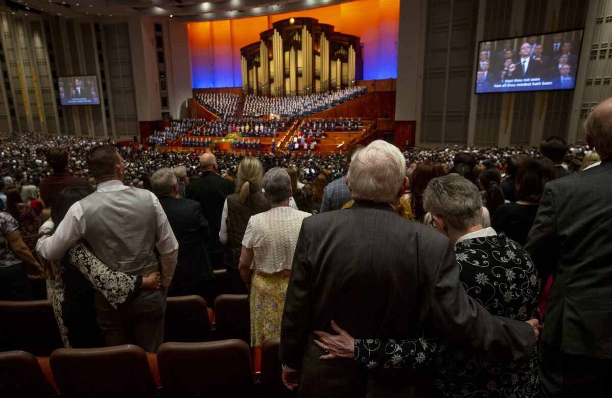 LDS Church leaders admonish members Saturday to be unified during ...